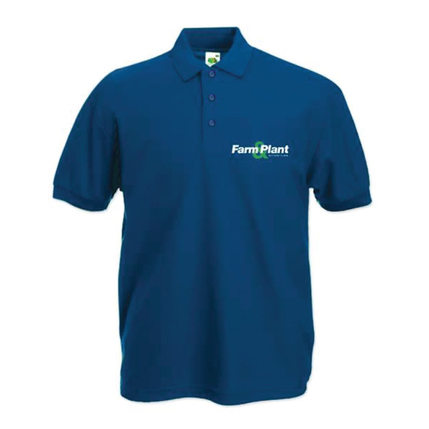 Eat Sleep Farm Repeat Blue Polo Farming Products